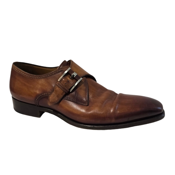 Magnanni | Shoes | Magnanni Mens Marco Ii Monk Strap Oxford Shoes ...